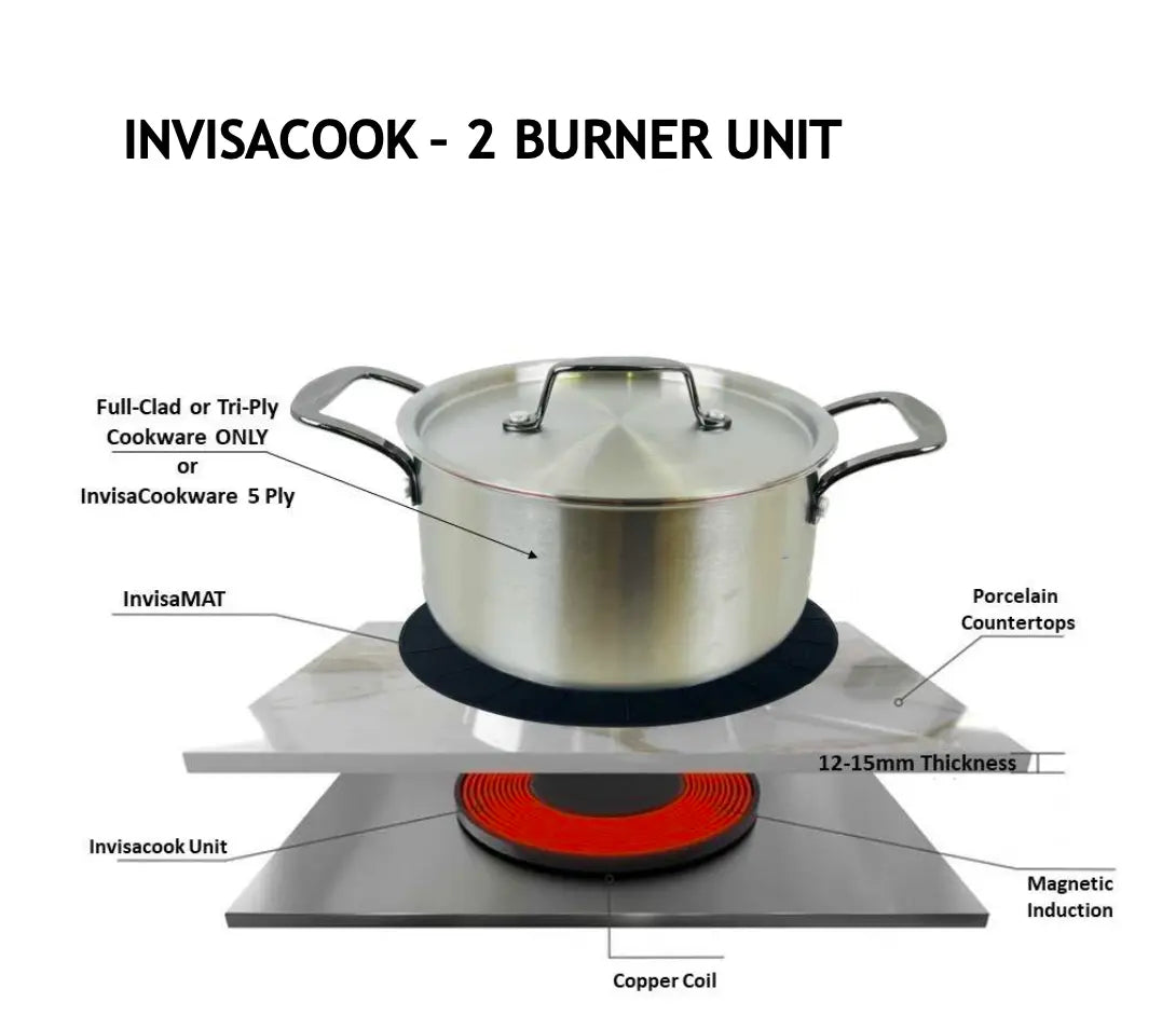Invisacook One Burner Unit Invisible Cooktop - KATANA HOUSE